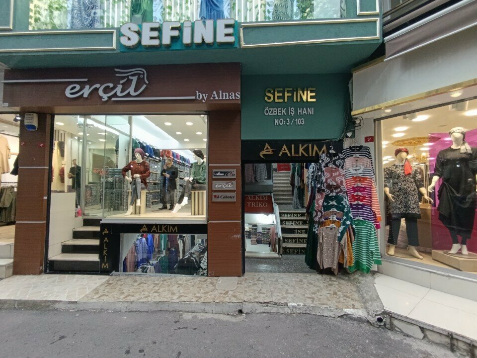 Giyim mağazası Alkım Tekstil, İstanbul, foto