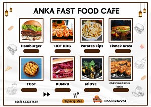 Anka Fast Food Cafe (Manisa, Yunusemre, 3819. Sok., 45), fast food  Manisa'dan