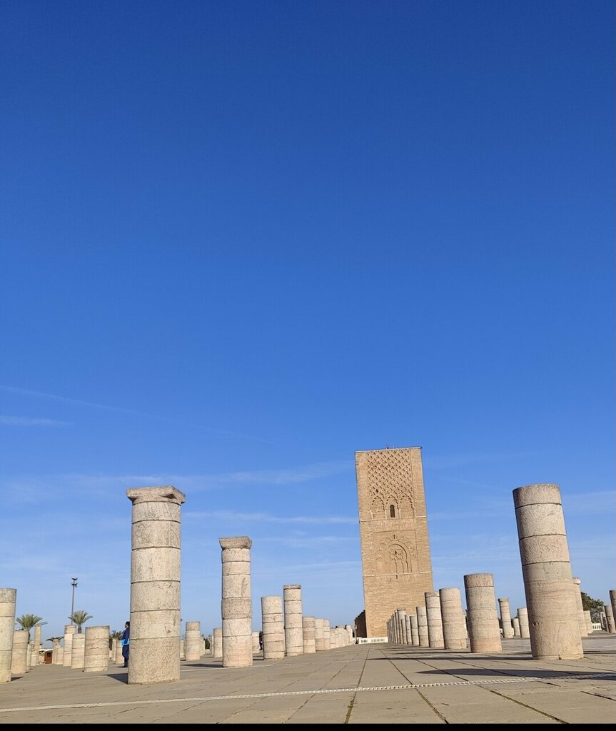 Turistik yerler Hassan Tower, Rabat, foto