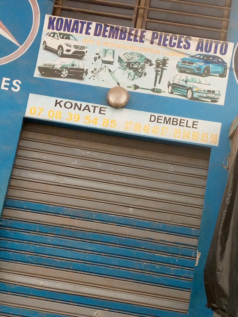 Otomobil yedek parçaları Konate Dembele, Abican, foto