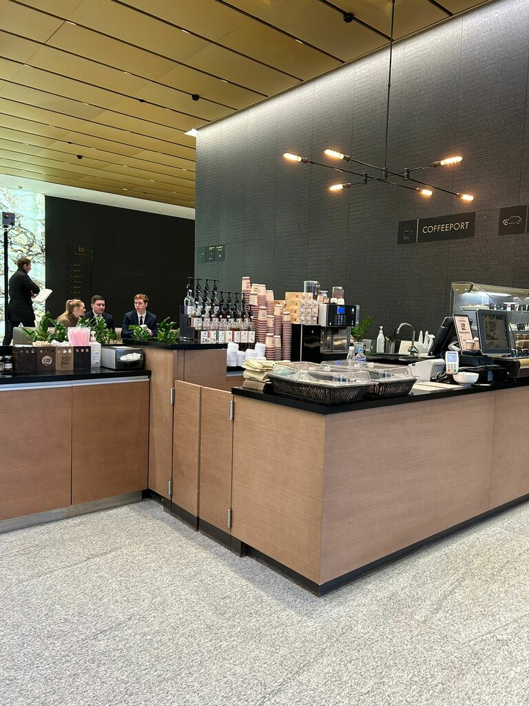 Kahve dükkanları Coffeeport, Moskova, foto