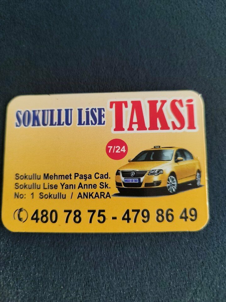 Taksi Sokullu Lise Taksi, Ankara, foto