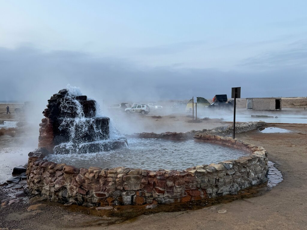 Kaplıcalar Akespe Heat Source, Kızılorda eyaleti, foto