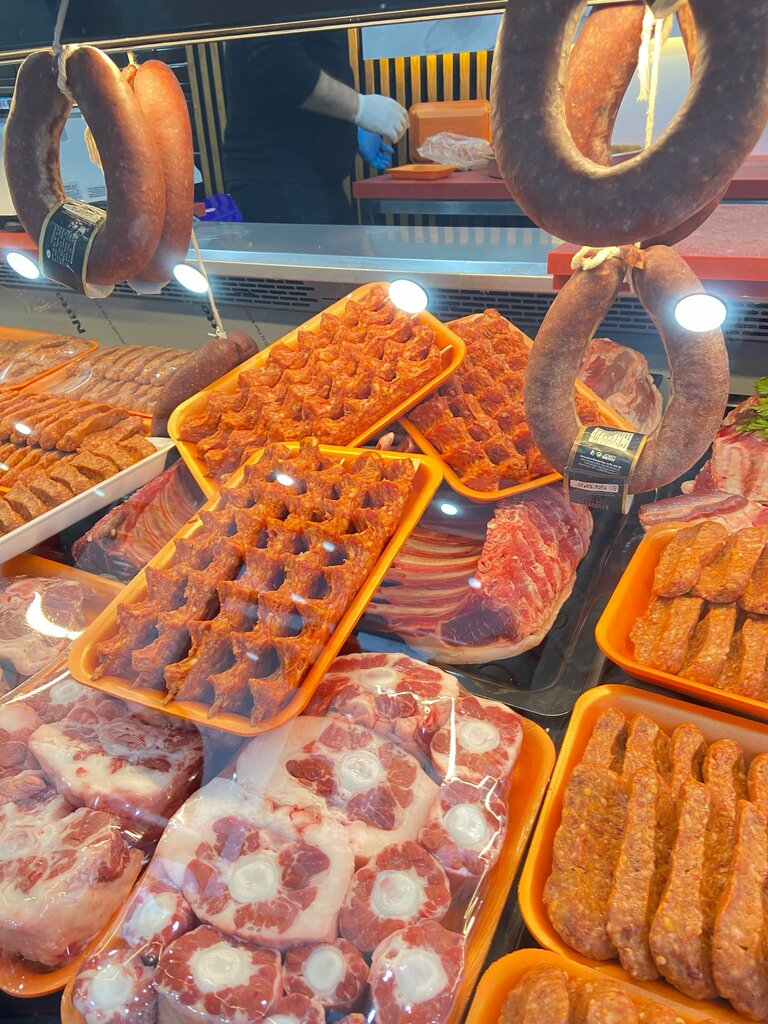 Kasap, şarküteri Aslan Et, İstanbul, foto