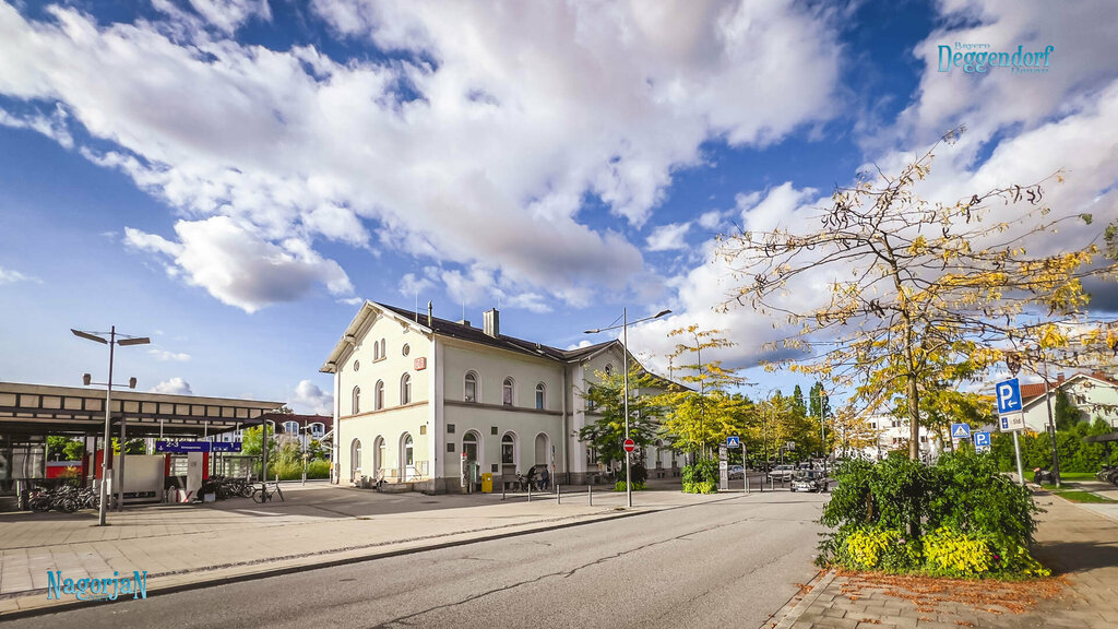 Tren istasyonu Deggendorf Hauptbahnhof, Deggendorf, foto