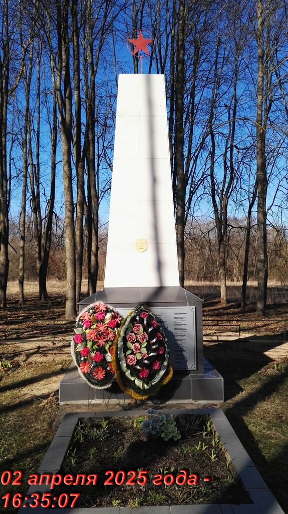 Anıt, heykel Воинское захоронение № 2379, Vitebskaya oblastı, foto