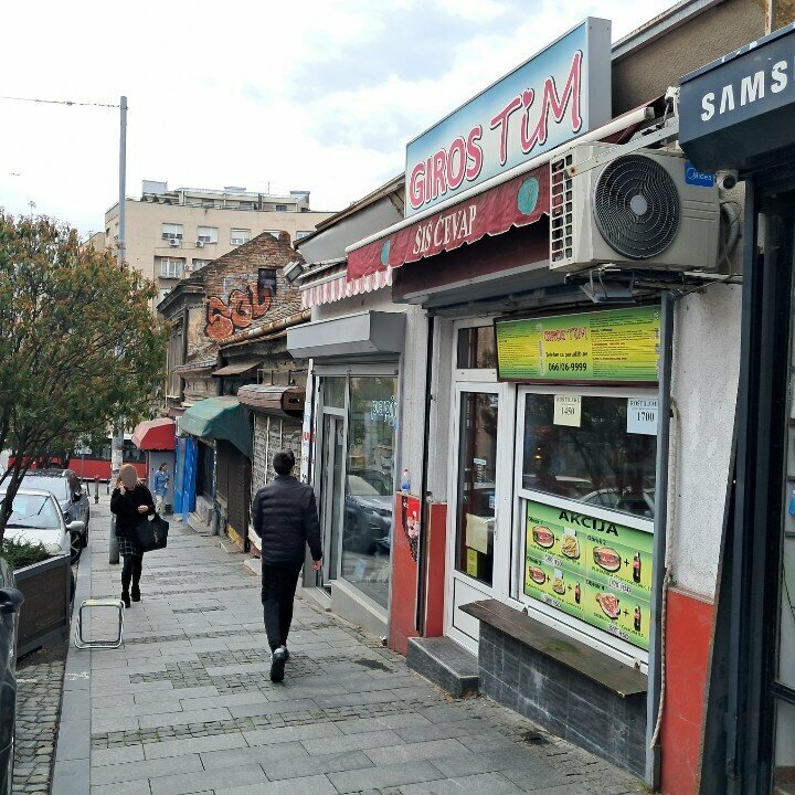 Fast food Giros Tim, Belgrad, foto