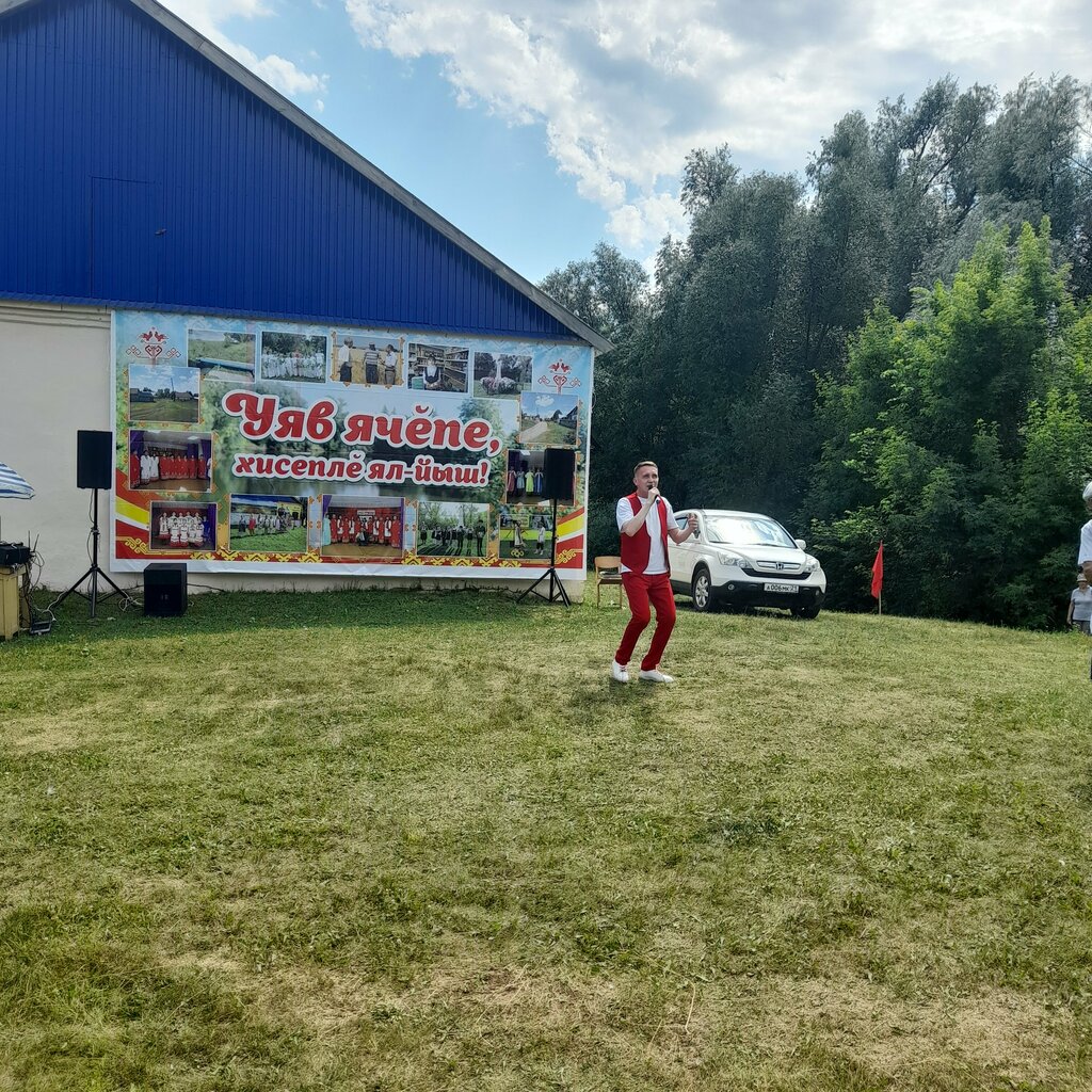 Kültür ocakları Клуб деревни Избеби, Çuvaşya, foto