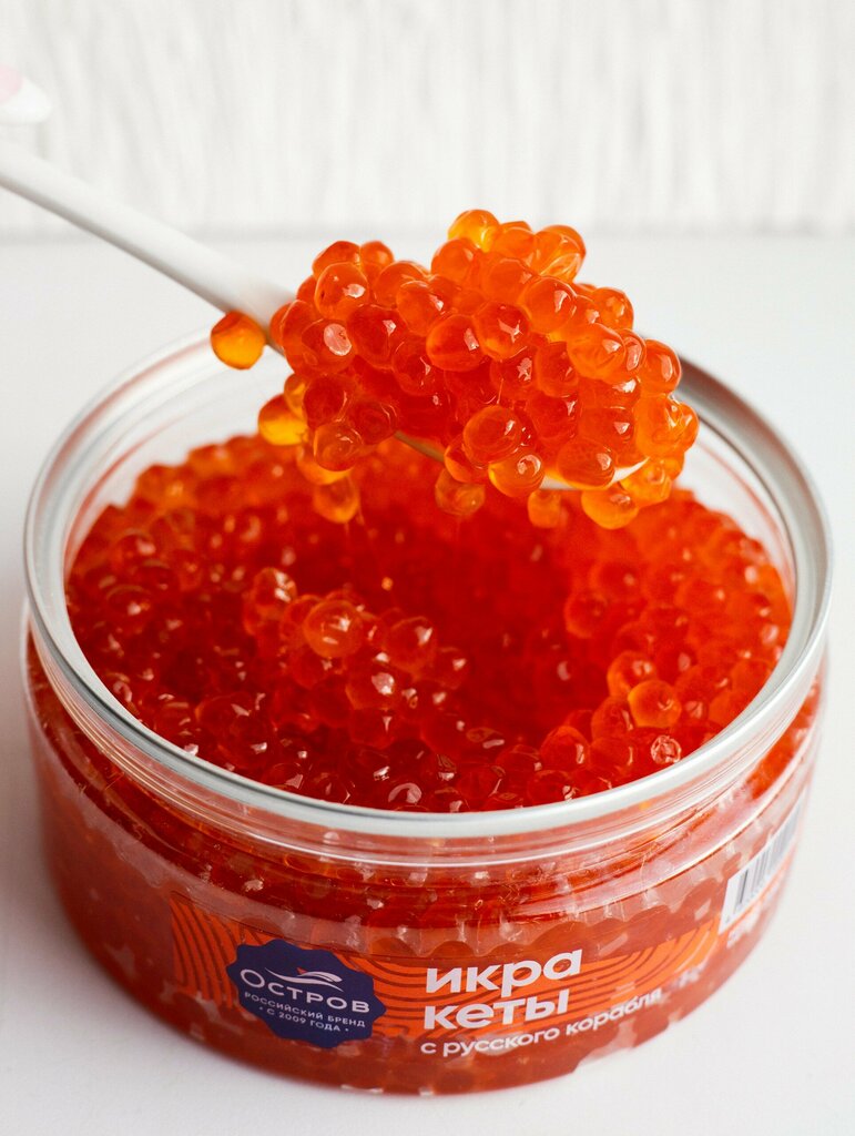 Balık ve deniz ürünleri Ikra Red, Novosibirsk, foto