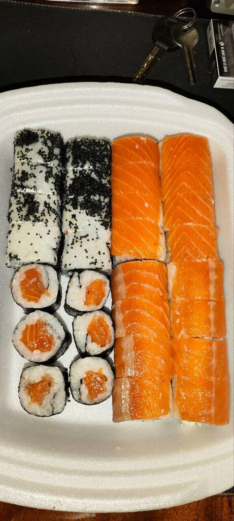 Suşi restoranı I love sushi, Moskova, foto