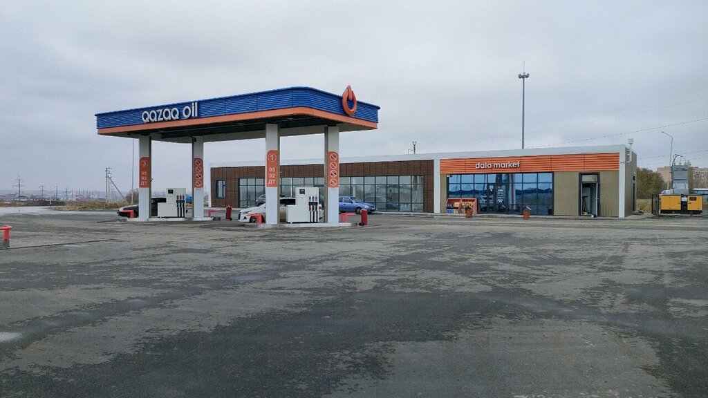 Benzin istasyonu Qazaq Oil, Aktöbe, foto