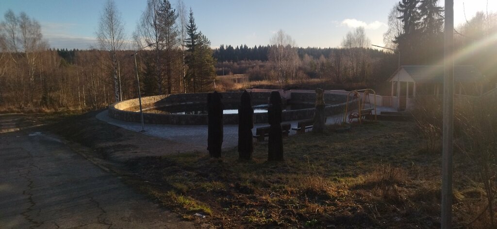 Pınar, çay Spring, stream, Arhangelskaya oblastı, foto