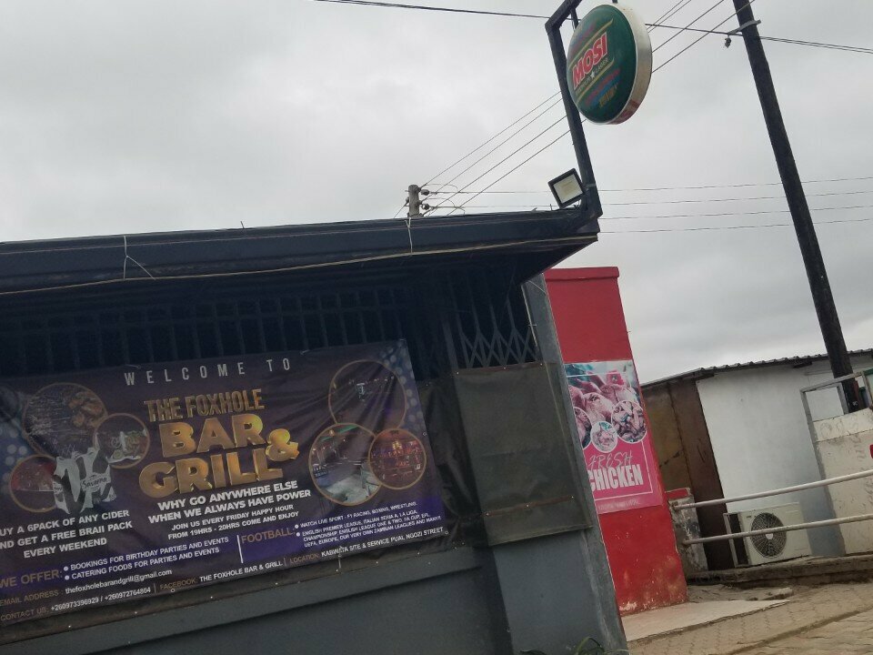 Bar Foxhole night club, Lusaka, foto