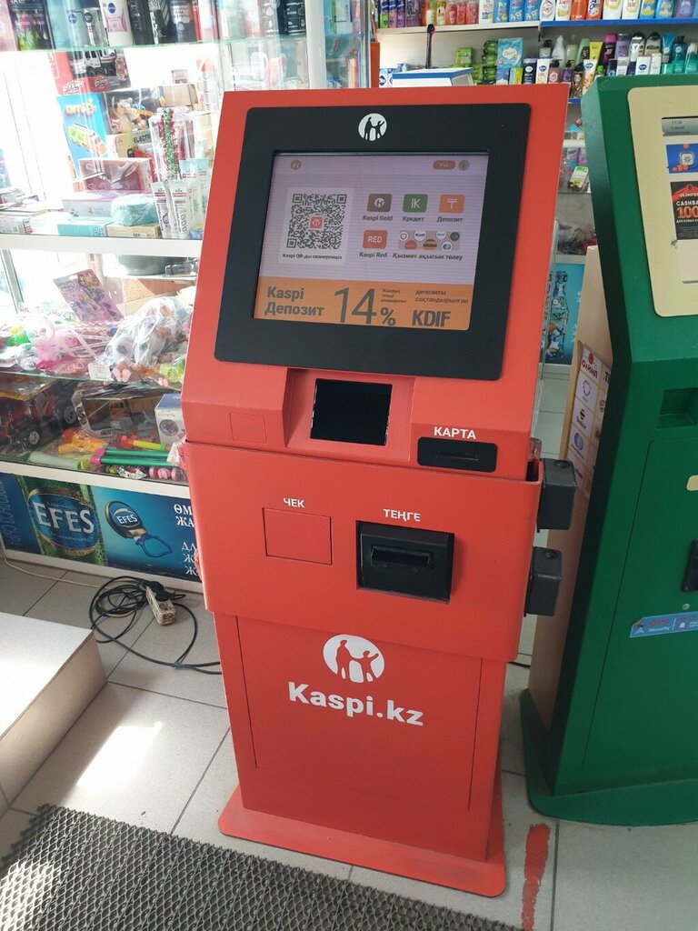 Ödeme terminali Kaspi Bank, Petropavl (Petropavlovsk), foto