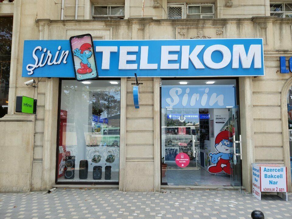 Cep telefonu aksesuarları Şirin Telekom, Gence, foto