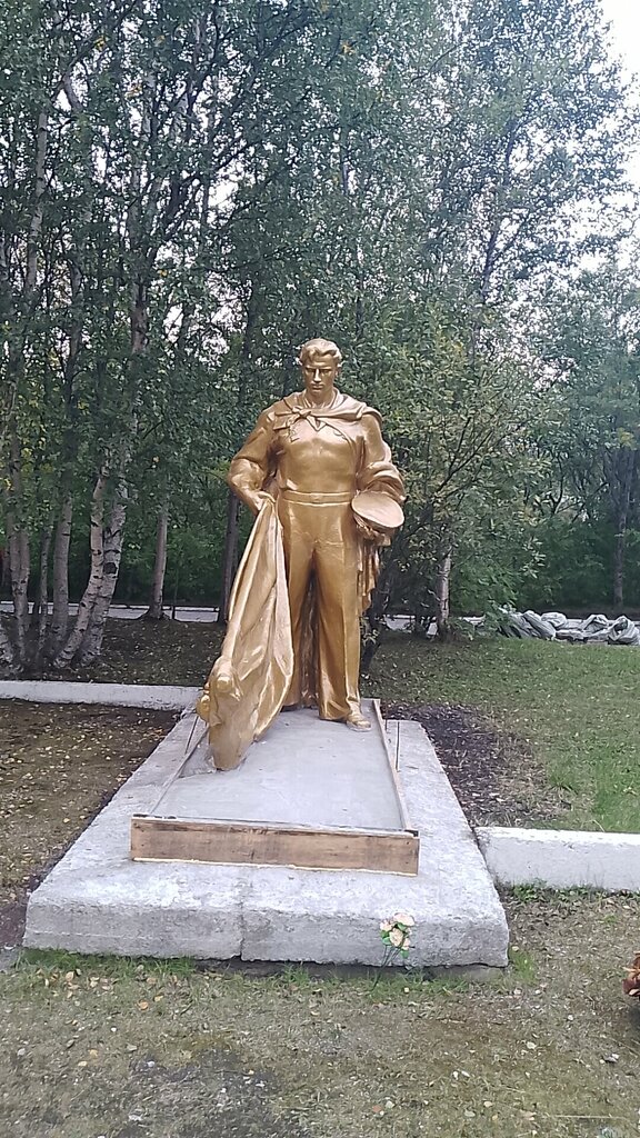 Mezarlıklar Staroye Cemetery, Murmansk, foto