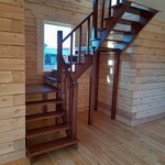 Иркутская лестница (Novaya ulitsa No:2, selo Baklashi), merdiven ve korkuluklar  İrkutskaya oblastından