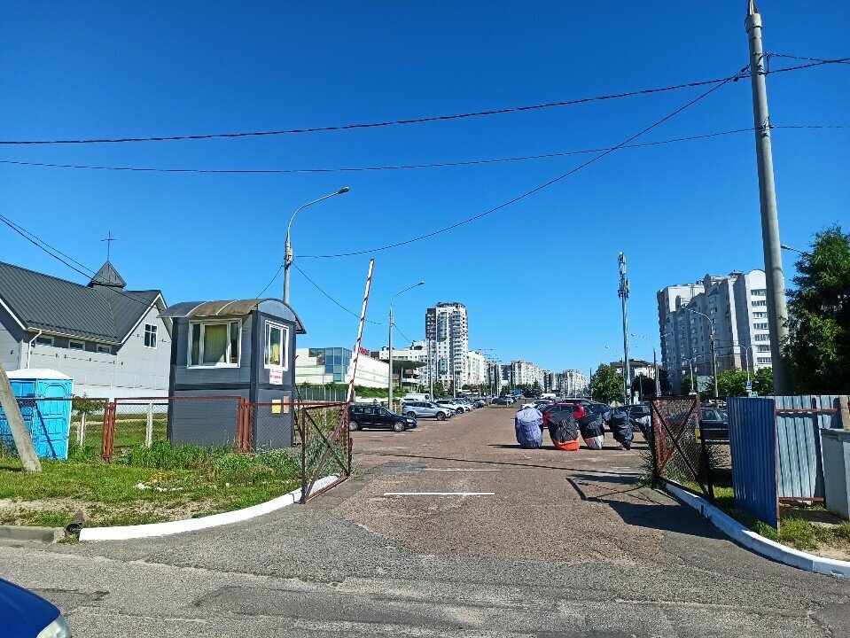 Geçiş noktaları, güvenlik kontrol alanı Security post, Minsk, foto