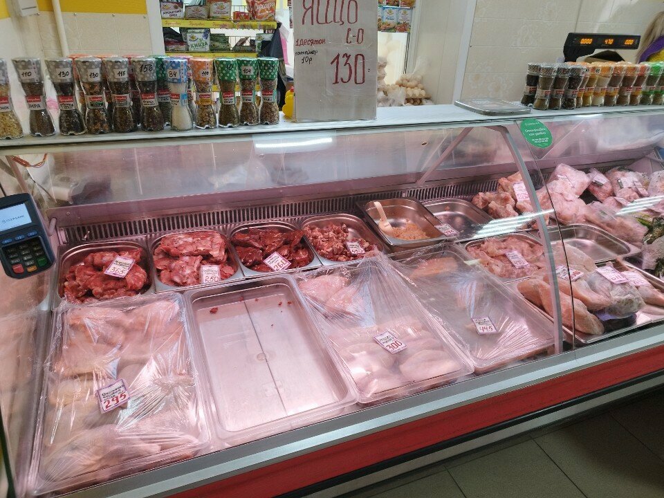 Kanatlı hayvan ürünleri ve yumurta Магазин мяса птицы, Novosibirsk, foto