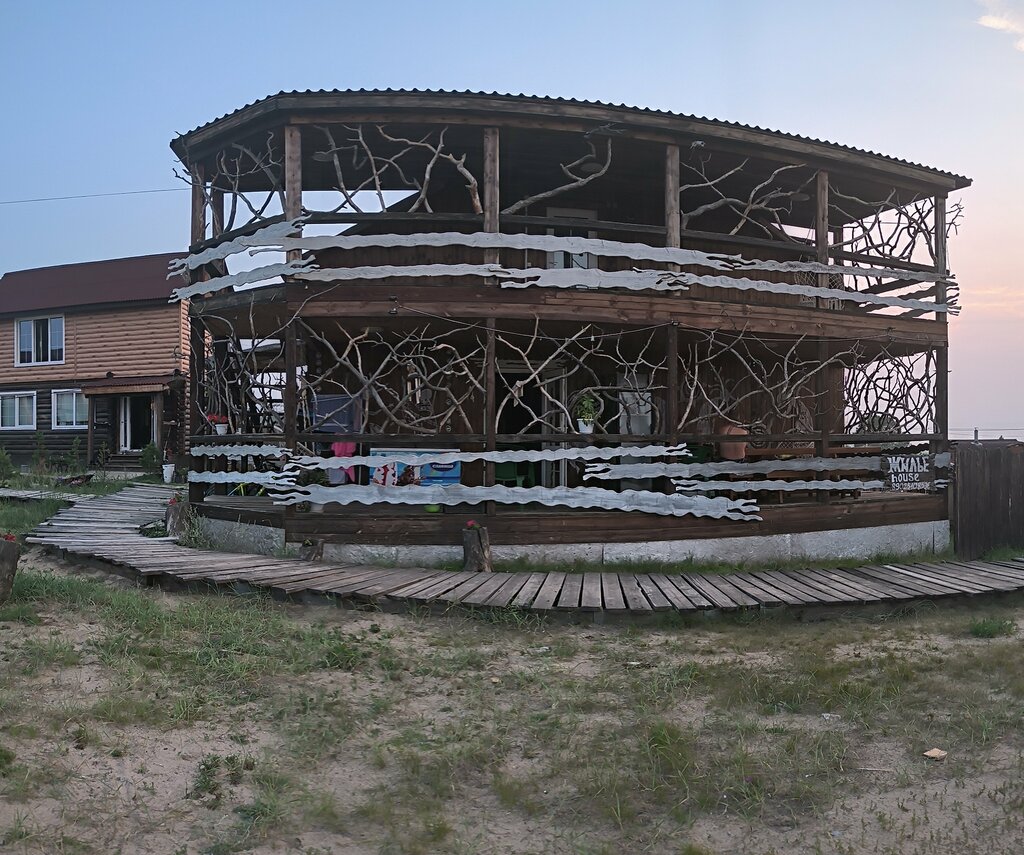Resort oteller, tesisler Olkh'House, İrkutskaya oblastı, foto