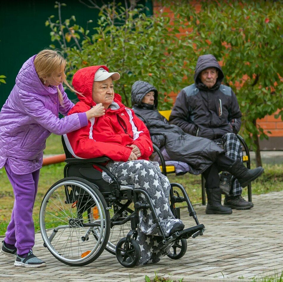 Huzurevi, bakımevi Geranika, Moskova ve Moskovskaya oblastı, foto