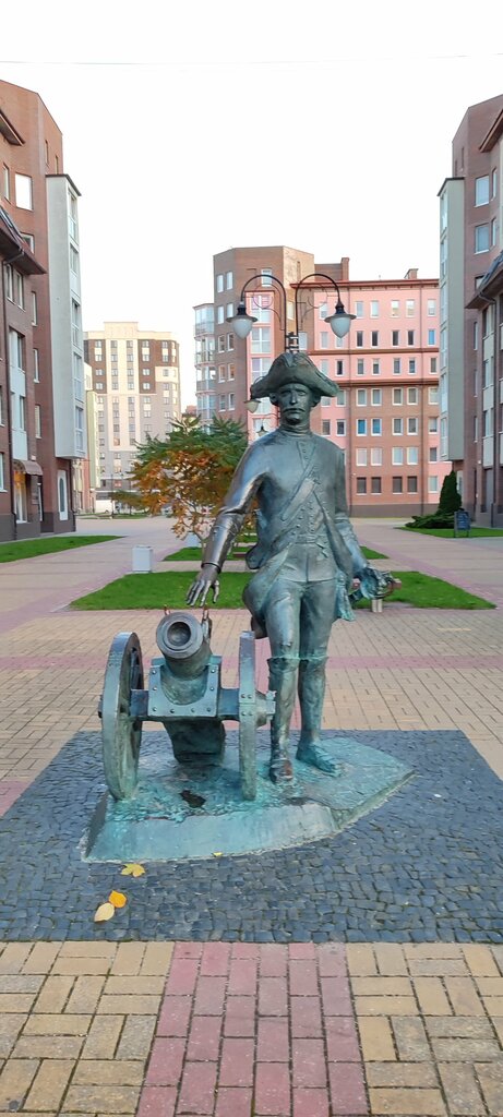 Sanat atölyeleri Артиллерист с пушкой, Kaliningrad, foto