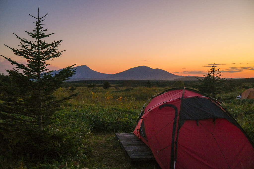 Kamp alanları Трясогузка, Sahalin Bölgesi, foto