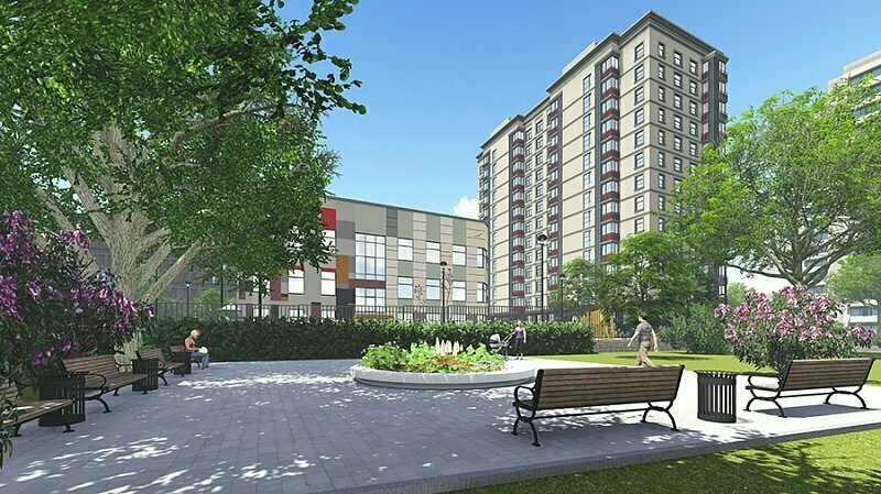 Konut blokları ZhK Konsent, Moskova, foto