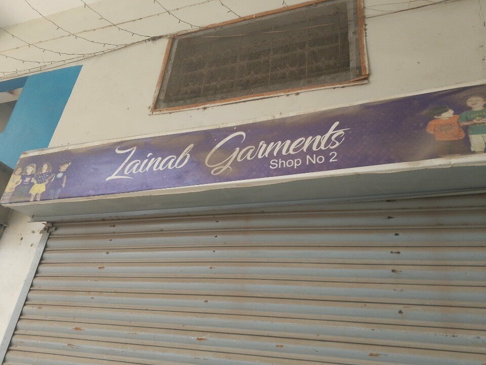 Giyim mağazası Zainab garment, Karaçi, foto