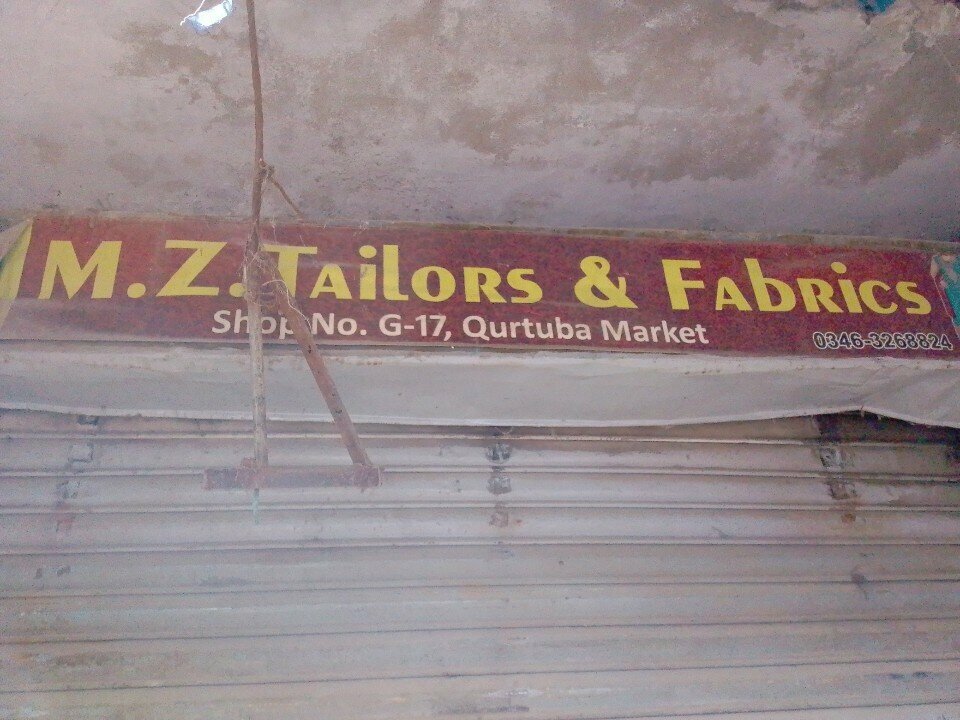 Giyim pazarı M. Z. tailor & Fabric, Karaçi, foto