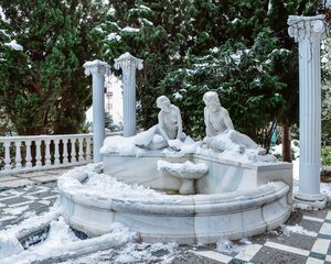 Айвазовское, корпус № 3 (Autonomous Republic of Crimea, Alushtinskiy gorodskoy sovet, Park-pamyatnik sadovo-parkovogo iskusstva Park doma otdykha Ayvazovskoye), otel  Kırım Cumhuriyeti'nden