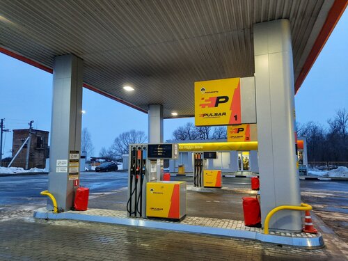 Benzin istasyonu Rosneft', Orlovskaya oblastı, foto