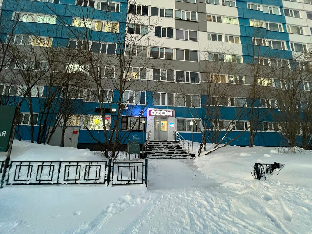 Teslimat noktası Ozon, Novy Urengoy, foto