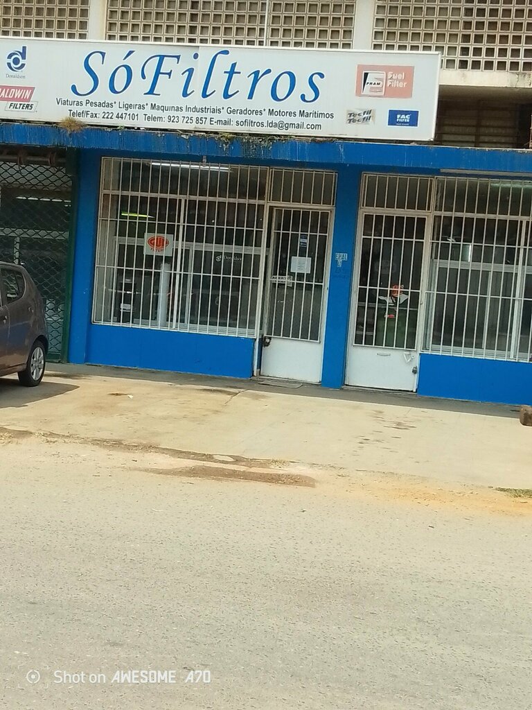 Otomobil yedek parçaları Só Filtros, Loanda, foto