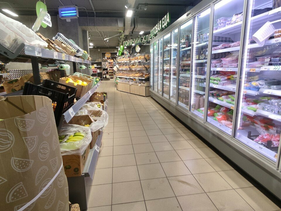 Süpermarket Pyatyorochka, Engels, foto