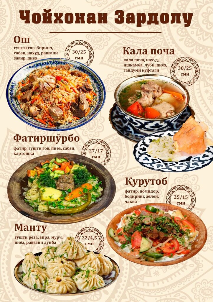 Kafe Чайхана Зардолу, Duşanbe, foto