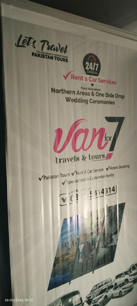 Seyahat acenteleri Van for 7 Travel and Tours, Islamabad, foto