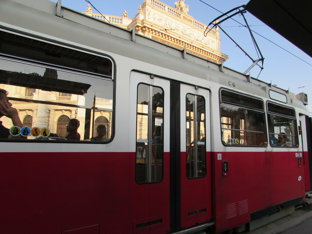 Toplu taşıma durağı Rathausplatz/Burgtheater, Viyana, foto
