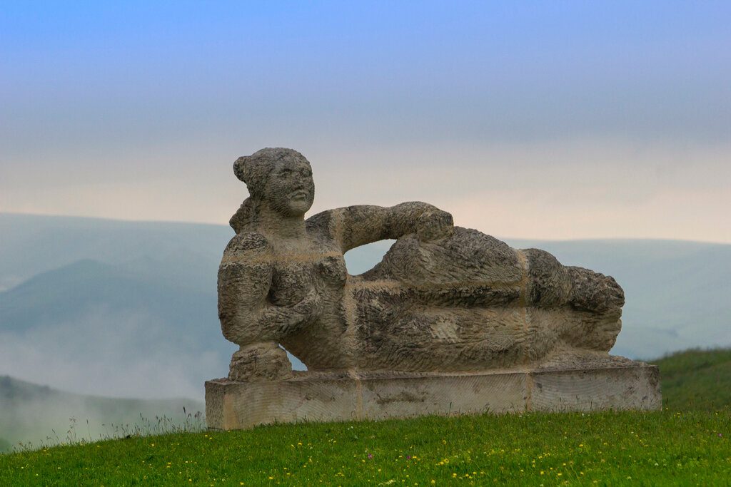 Seyir terası Observation deck, Karaçay‑Çerkez Cumhuriyeti, foto
