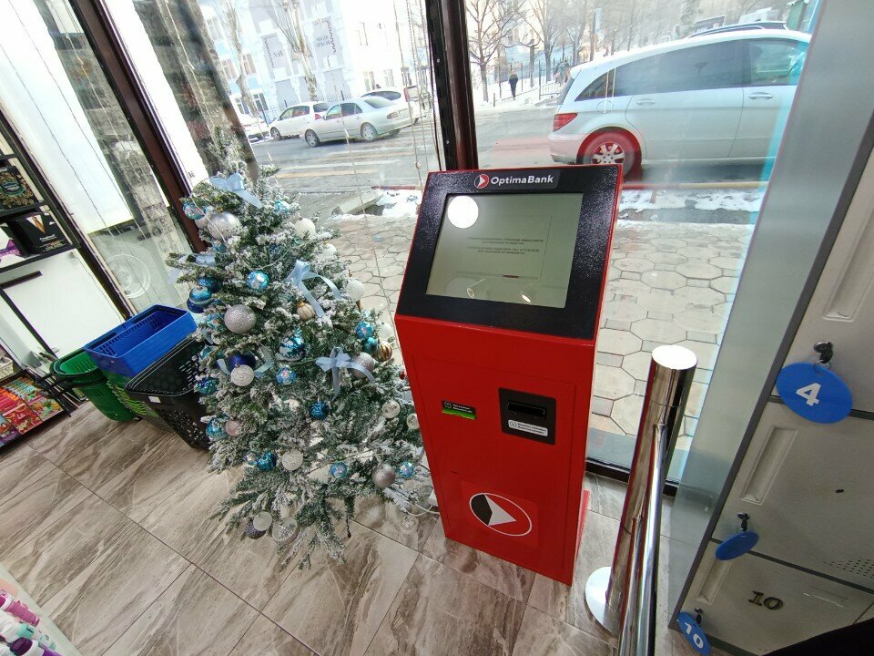 Ödeme terminali Optima bank, Bişkek, foto