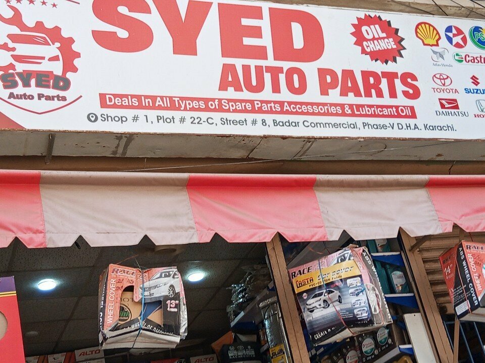 Otomobil yedek parçaları Syed, Karaçi, foto