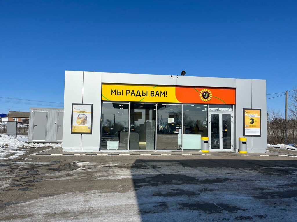 Benzin istasyonu Rosneft, Saratovskaya oblastı, foto