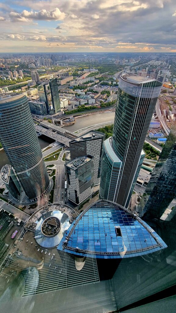 Seyir terası Moscow City Observation Deck, Moskova, foto