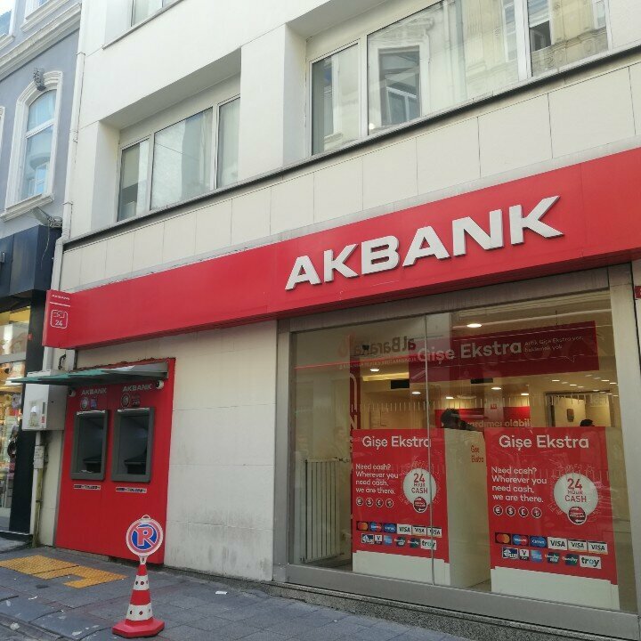 ATM'ler Akbank ATM, İstanbul, foto