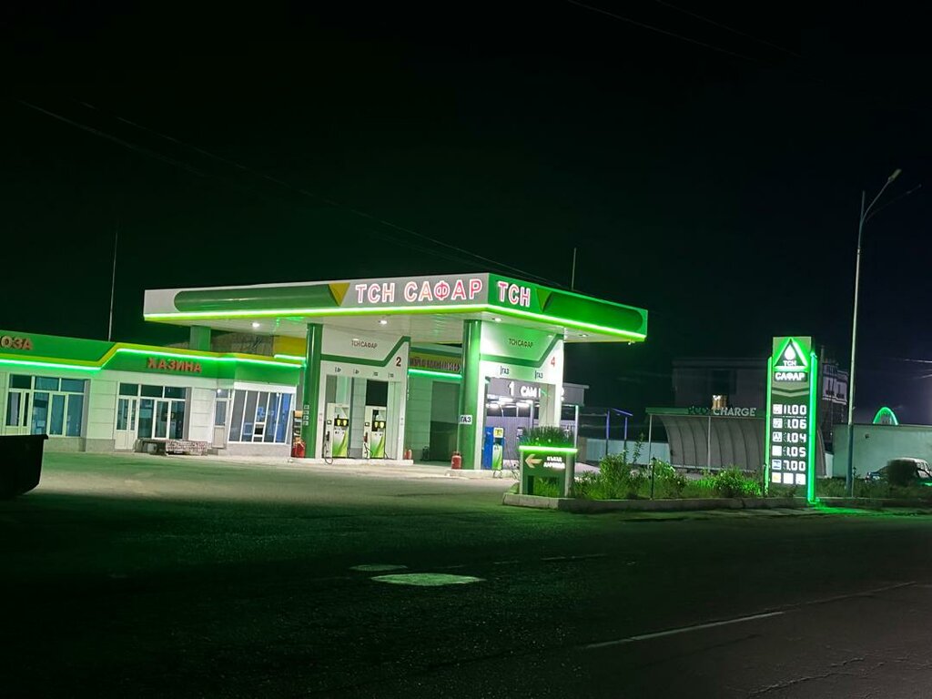 Benzin istasyonu Сафар, Suğd (Sogd) ili, foto