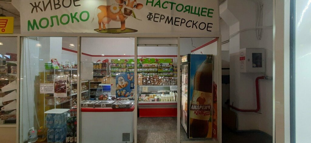Süt ürünleri satış mağazaları Живое молоко, Biysk, foto