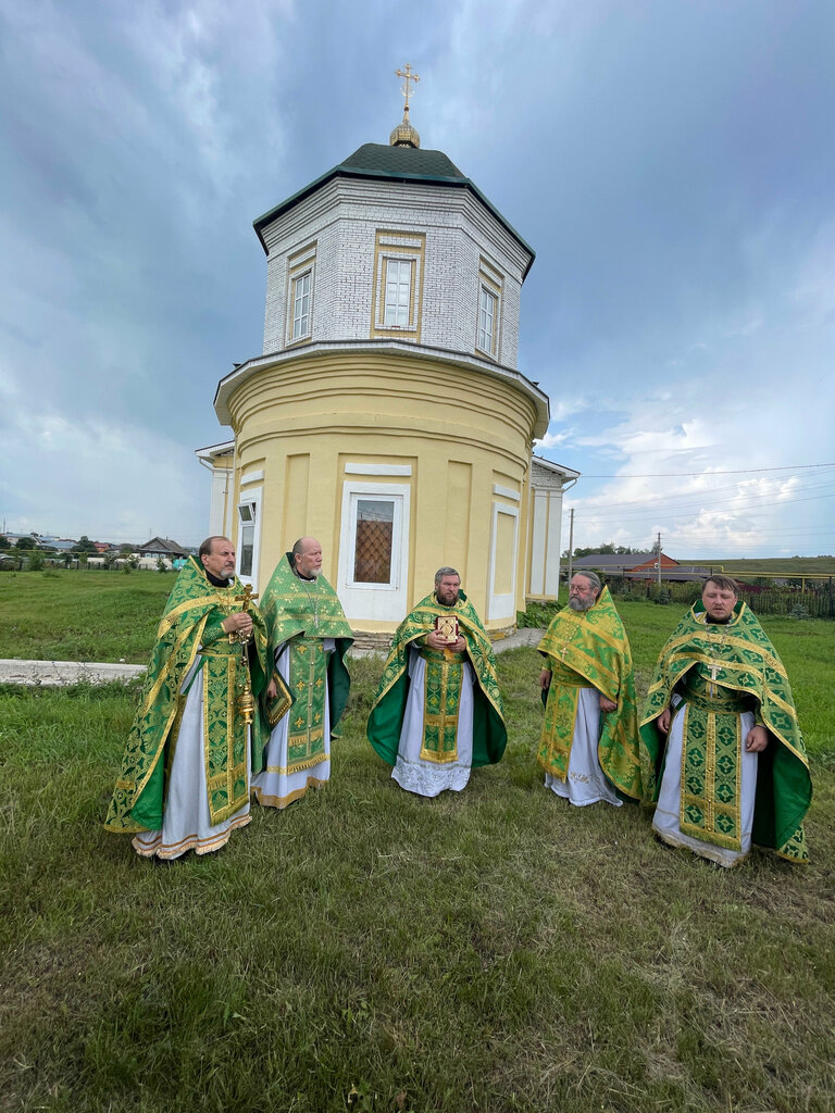 Ortodoks kiliseleri Tserkov Makariya Zheltovodskogo V Ilbukhtino, Tataristan, foto