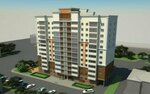 Парк Победы (Privokzalynaya Street No:45), konut blokları  Barnaul'dan