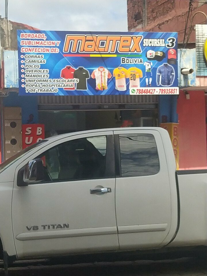 Dış giyim mağazası Macitex, Santa‑Krus, foto