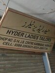 Hyder ladies (Shahrah-e-Humayun No:BS35), terziler  Karaçi'den